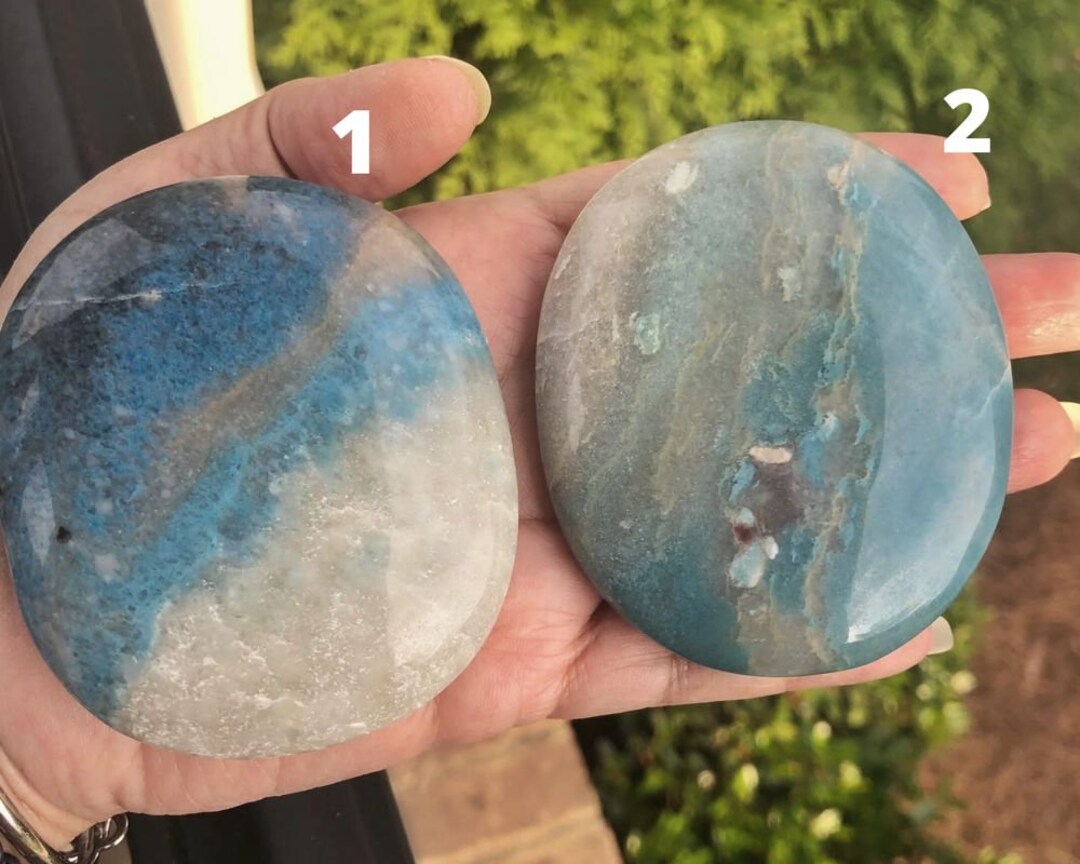 LARGE Trolleite Palm Stones (you Choose) - Etsy