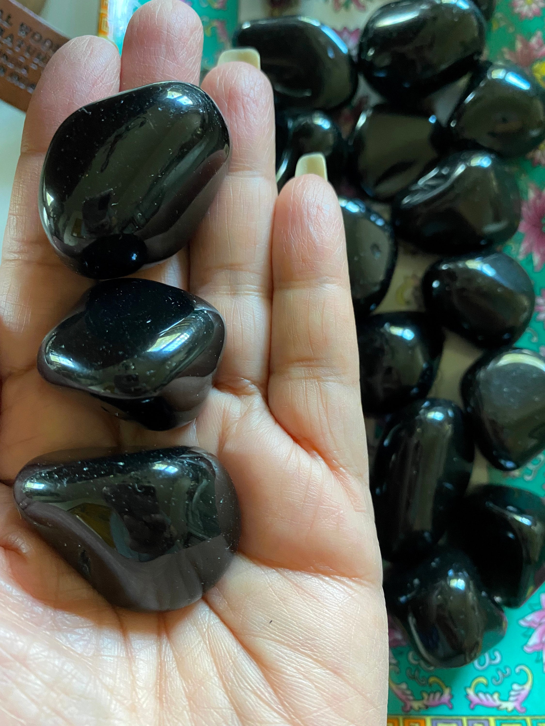 Tumbled Apache Tears, Two Sizes - Etsy