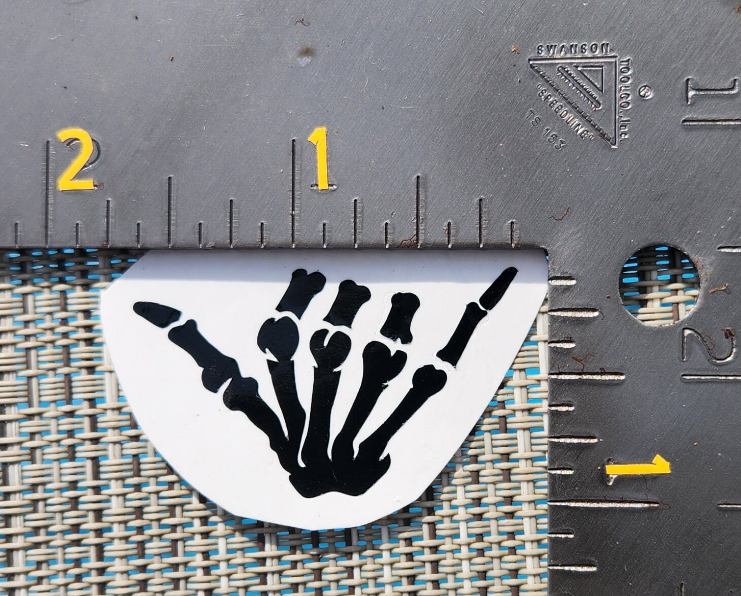 Skeleton Hand Hang Loose/skeleton Hand Decal/ Halloween Decal - Etsy