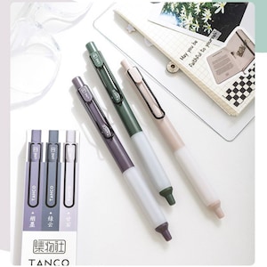 JIWUSHE Tanco Set of 3/6 Black Gel Pen 0.5mm - Etsy Australia