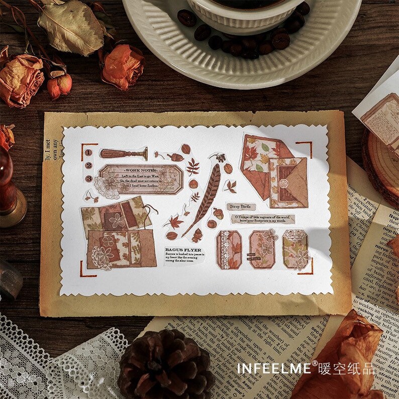 IFM Set of 4 Journaling Memory Washi Sticker - Etsy