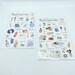 IFM 18 Pieces Travel Sketches Travel Trinkets Sticker/ Stationery ...