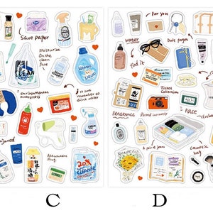 IFM 18 Pieces Travel Sketches Travel Trinkets Sticker/ Stationery ...