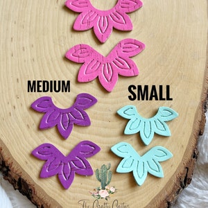 Small Embossed Flower Petals Earring Die, #174 Die Cutting, Earring ...