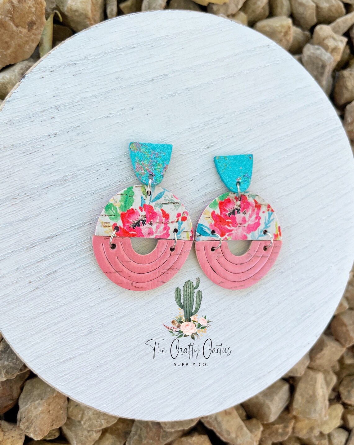2” Half Circle Embossed Earring Die, #196 Die Cutting, Earring Cutting ...