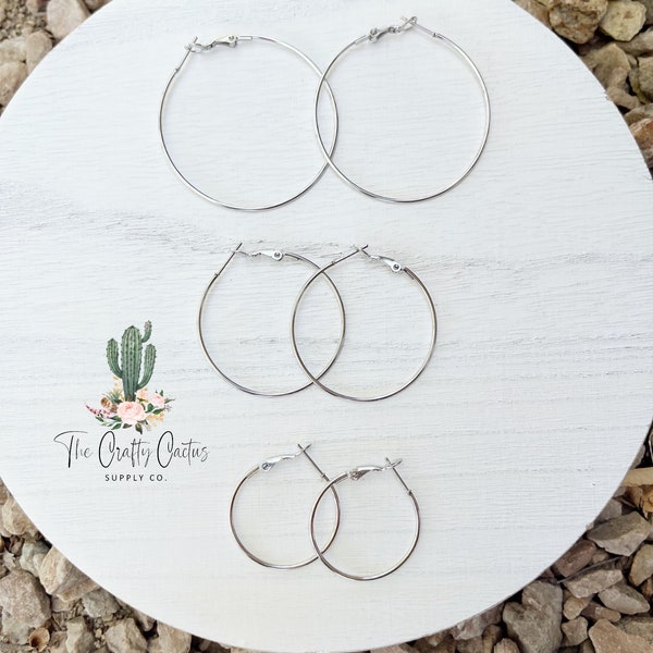 Earring Hoops for Jewelry Making - Etsy