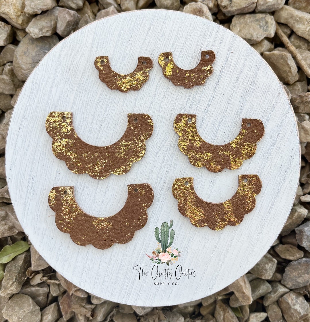 Scalloped Hoop Earring Die Three Sizes, #2V #114 Die Cutting, Earring ...