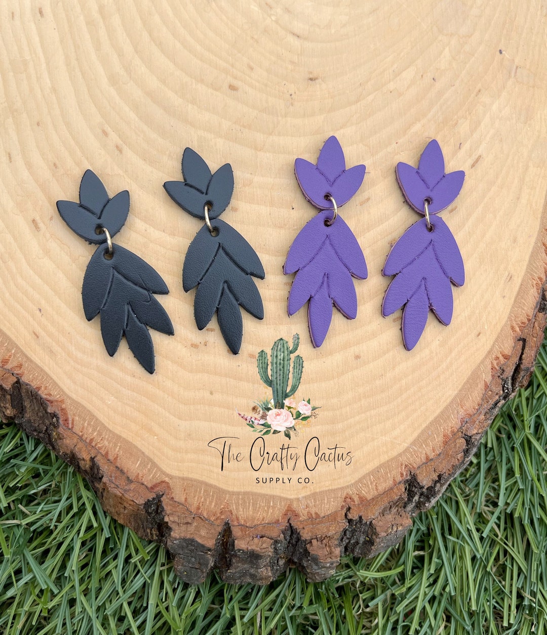 2” Embossed Leaf Earring Die, #177 Die Cutting, Earring Cutting Die ...