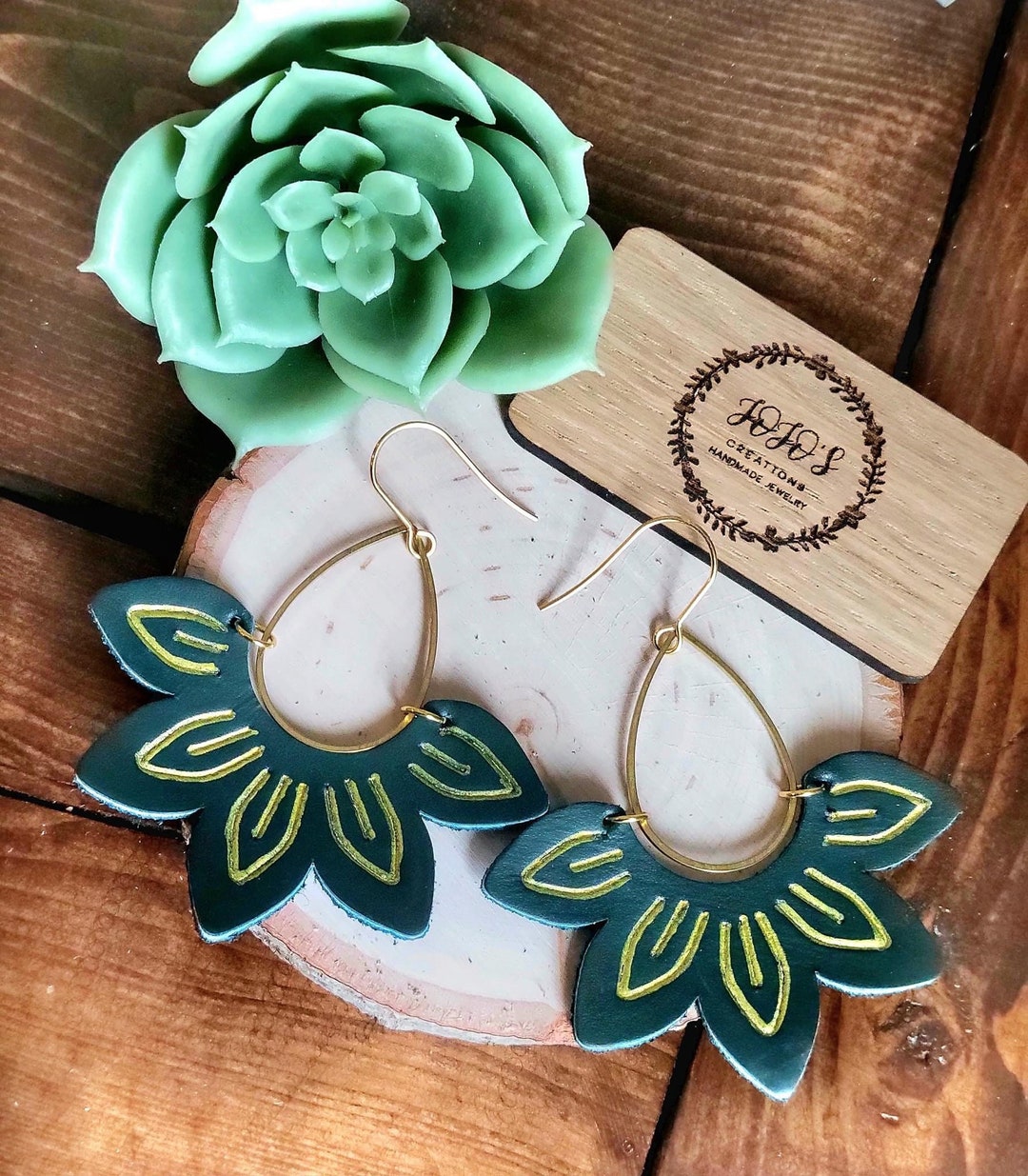 Large Embossed Flower Petals Earring Die, #174 Die Cutting, Earring ...