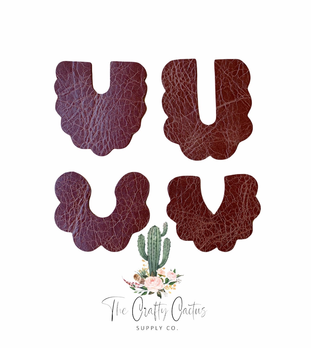 U Scalloped Shapes Earring Die, #33 Die Cutting, Earring Cutting Die ...