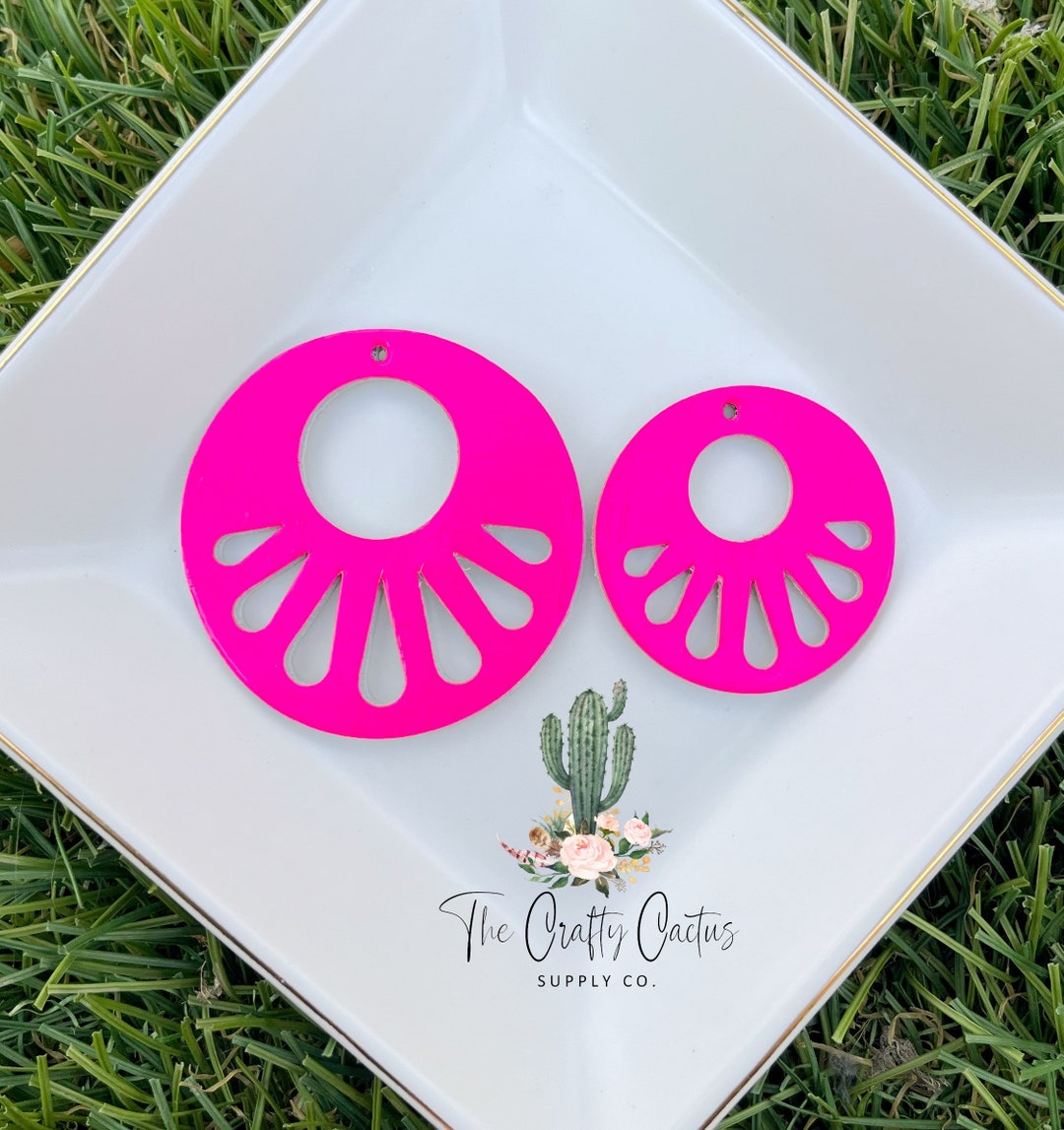 Two Sizes Circle Burst Earring Die, #187 Die Cutting, Earring Cutting ...