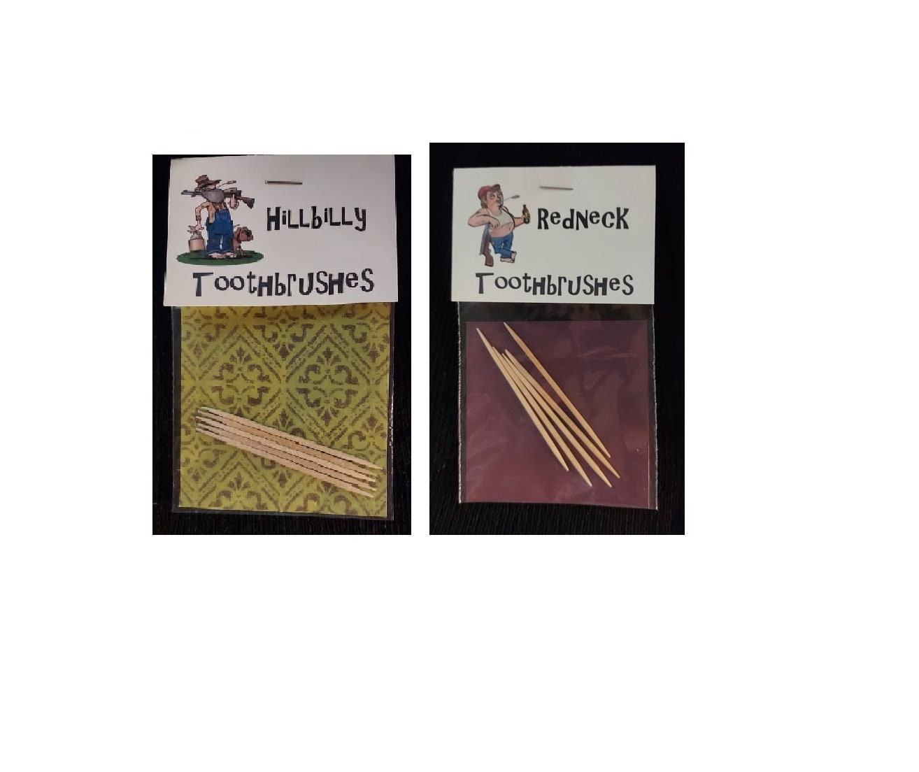 Hillbilly Toothbrush Gag Gift Redneck Toothbrushes Gag Gift Novelty Gag ...