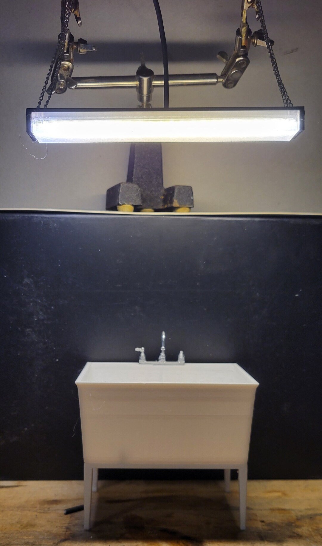 3D Printed 1/10 Scale Fluorescent Light Fixture With Working - Etsy