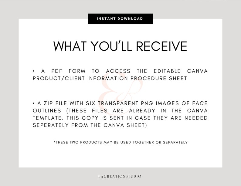 Esthetician Client Information Sheet | Canva Template | Man and Woman ...