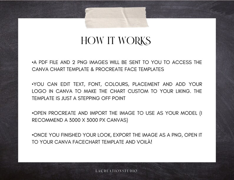 MUA Client Consultation & Makeup Face Chart Pack 3 Front Facing and ...