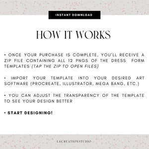 Women’s Fashion Sketching Dress Form Flat Templates | Front, Back ...