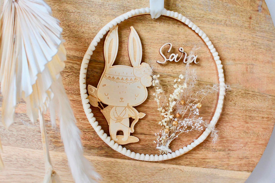 Name Tag Baby Personalized, Wooden Sign With Name, Personalized Sign ...