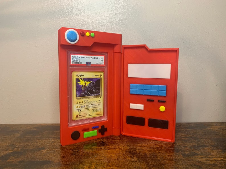 3D Printed Graded Card Pokédex Display Case - Etsy