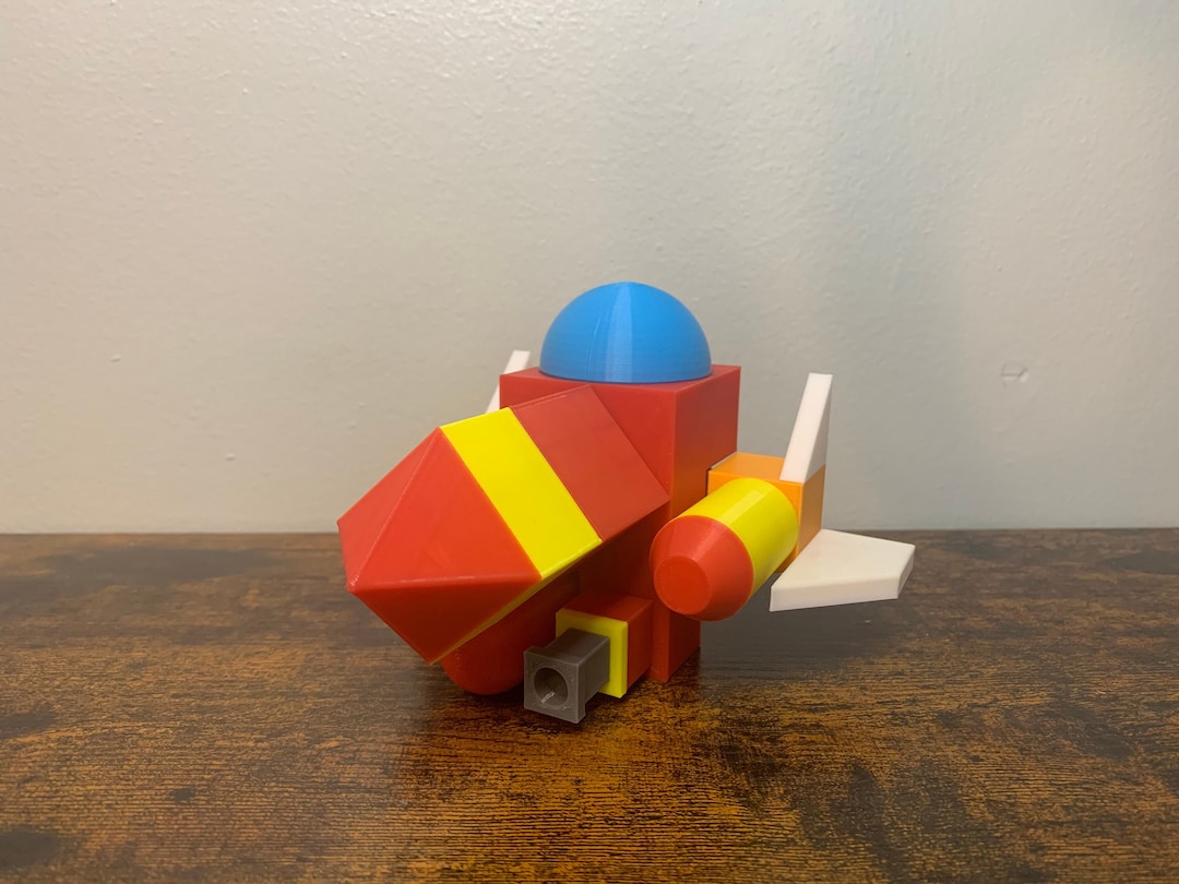 3D Printed Gummi Ship Model From Kingdom Hearts - Etsy
