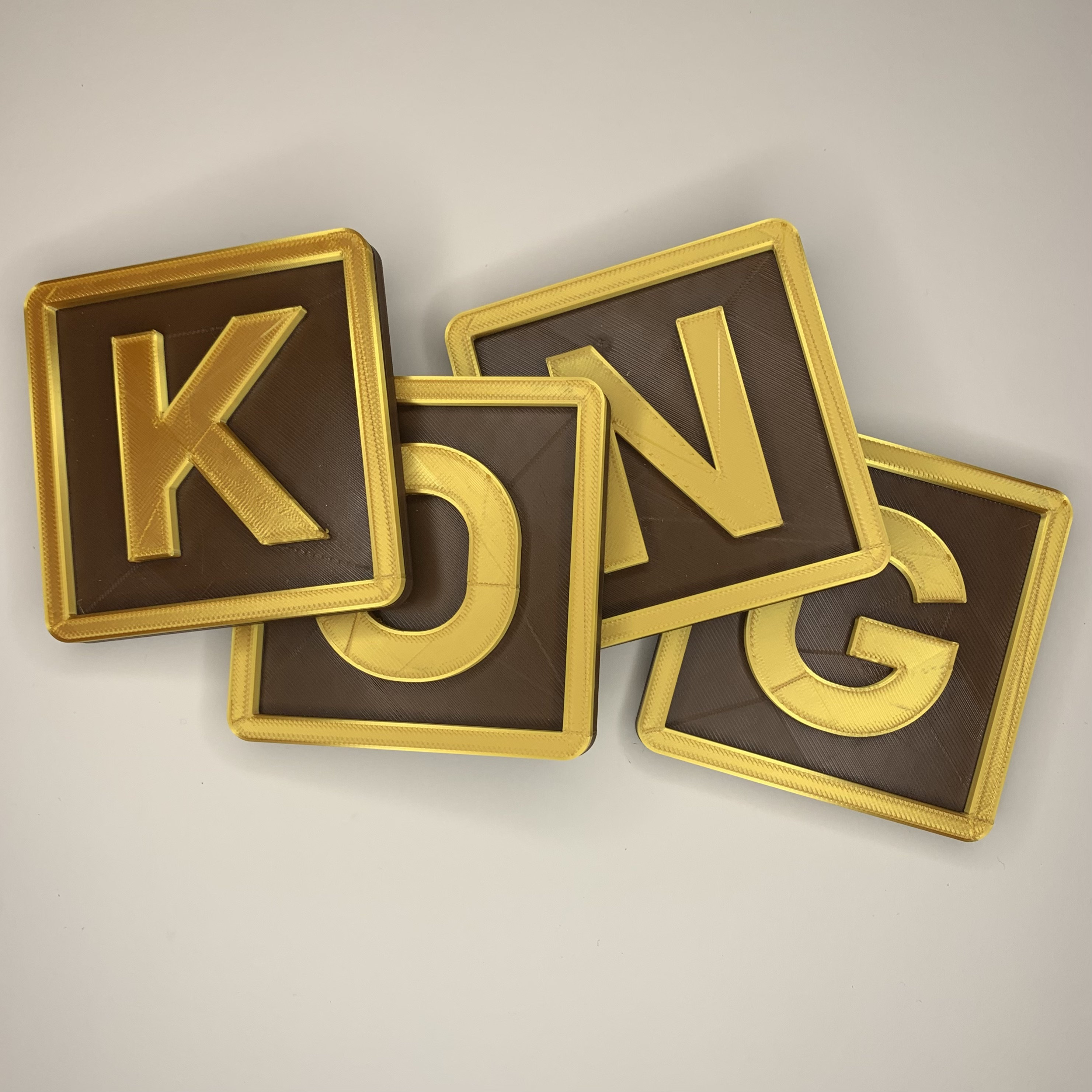 Donkey Kong Country K-O-N-G Letters - Etsy