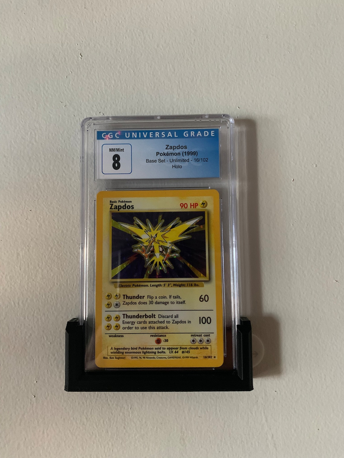 3D Printed PSA/CGC Card Display Wall Mount (set of 5) - Etsy