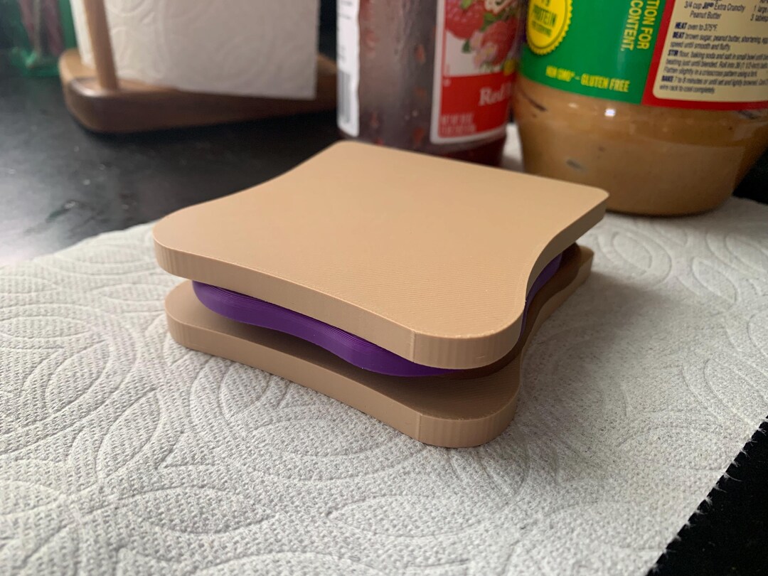 Peanut Butter and Jelly Drink Coasters - Etsy