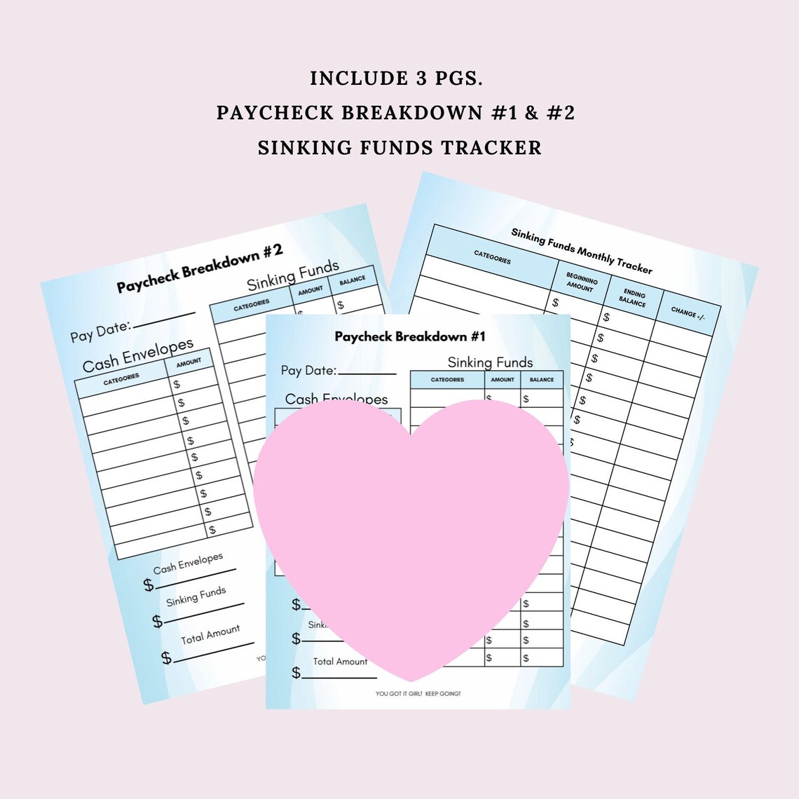 Sinking Funds Digital Tracker Monthly Update Total Goodnotes Notability ...