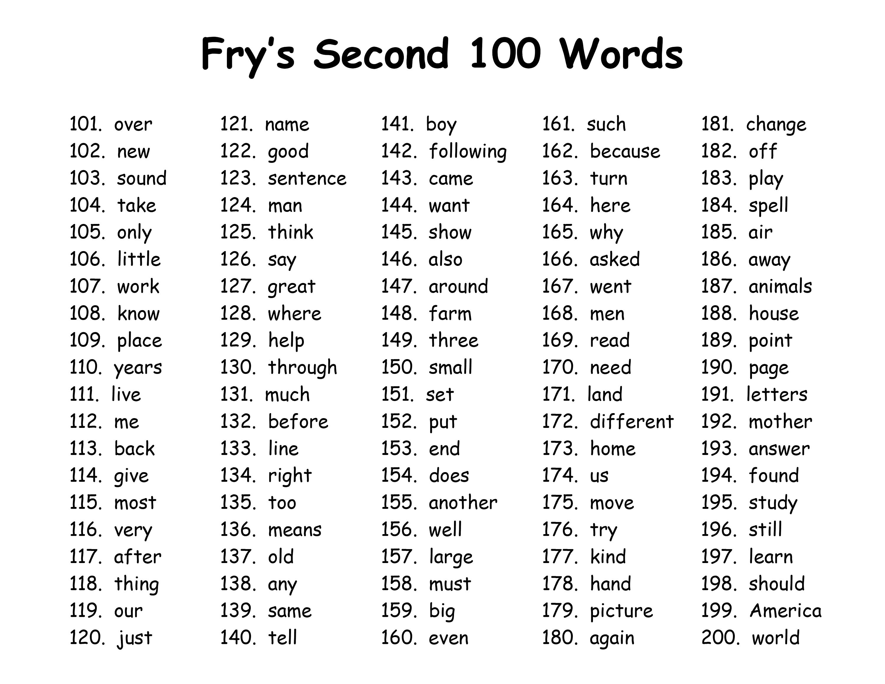 500 Fry Sight Word Flashcards: Printable 1st-5th Grade (digital ...