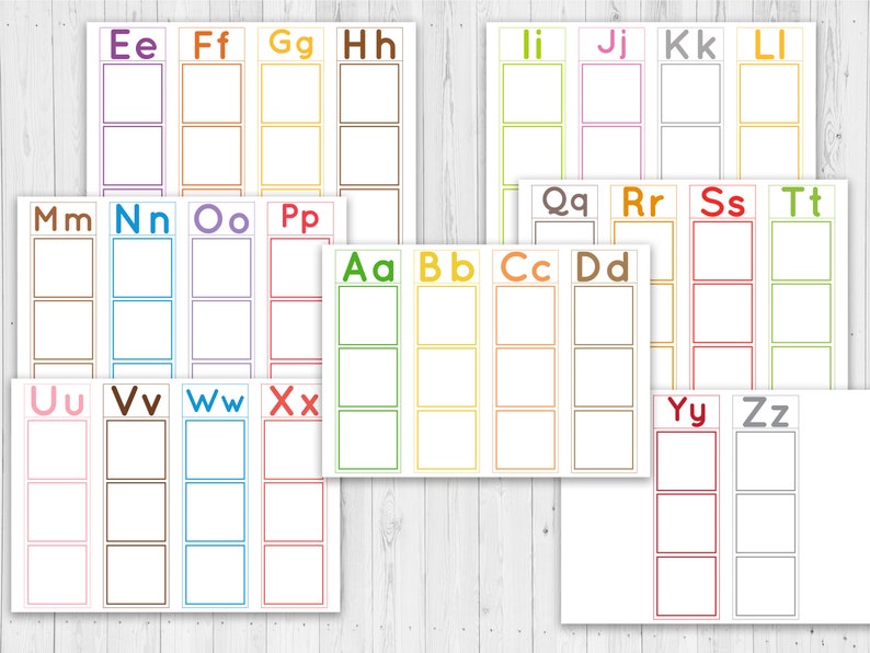 Alphabet Pictures Sorting Activity, Educational Material, PDF Printable ...