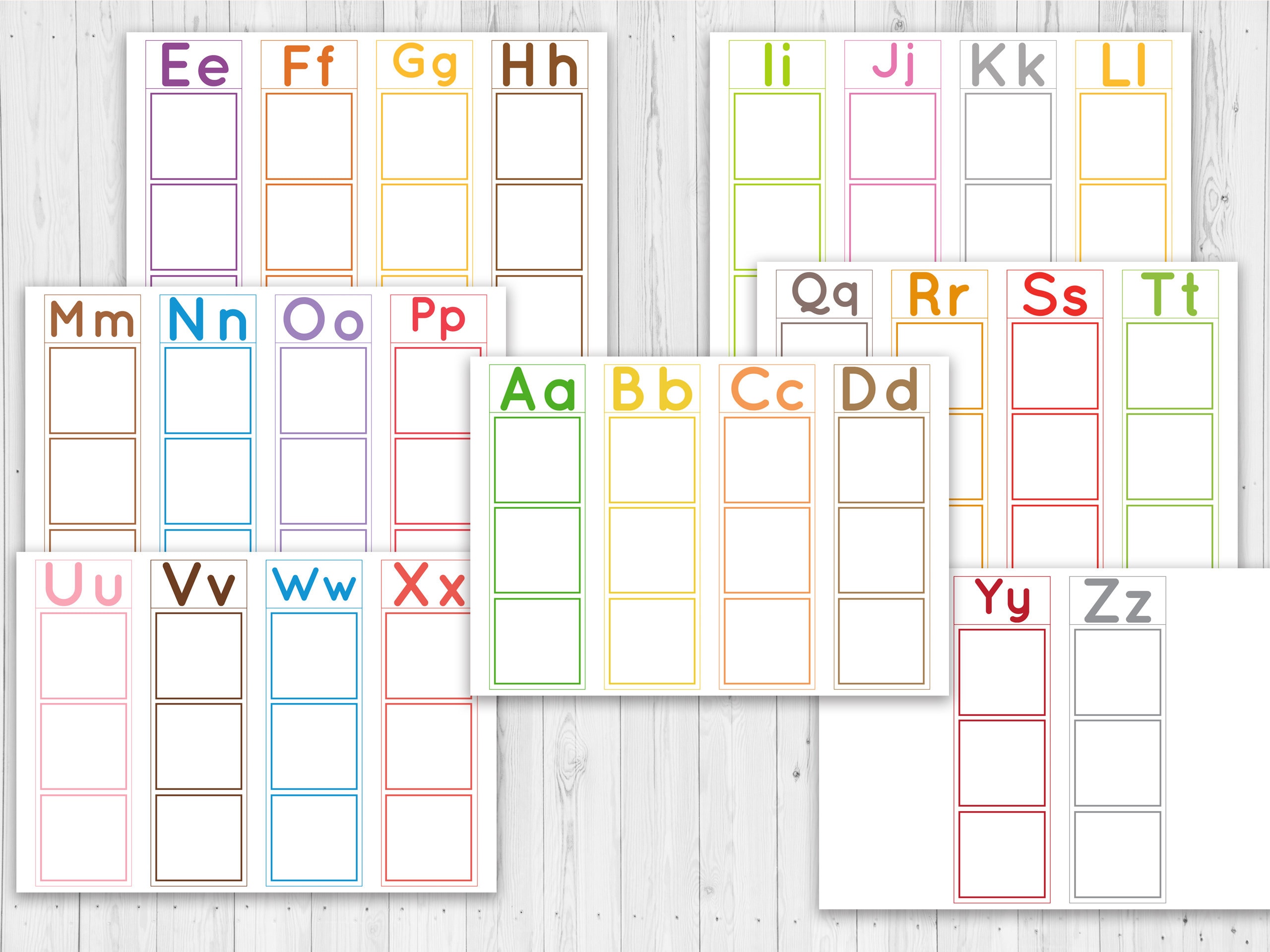 Alphabet Pictures Sorting Activity, Educational Material, PDF Printable ...