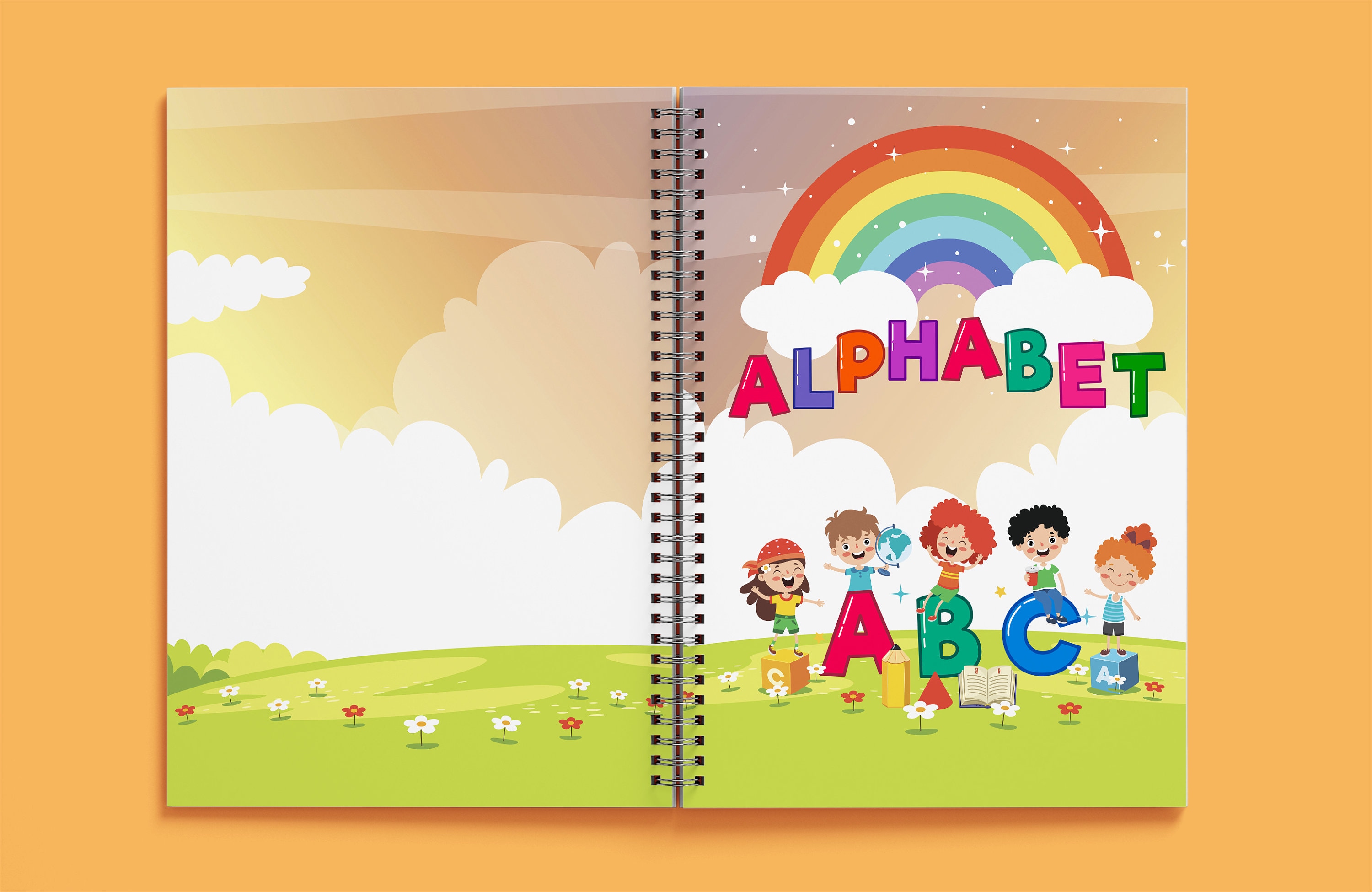 Alphabet Busy Book, Beginning Sounds Picture Matching Worksheet ...