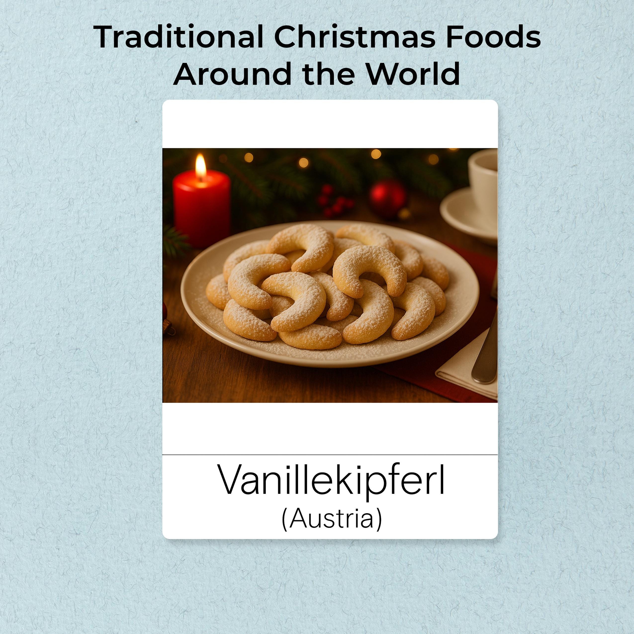 Christmas Foods Around the World Montessori Cards (PDF) - Etsy