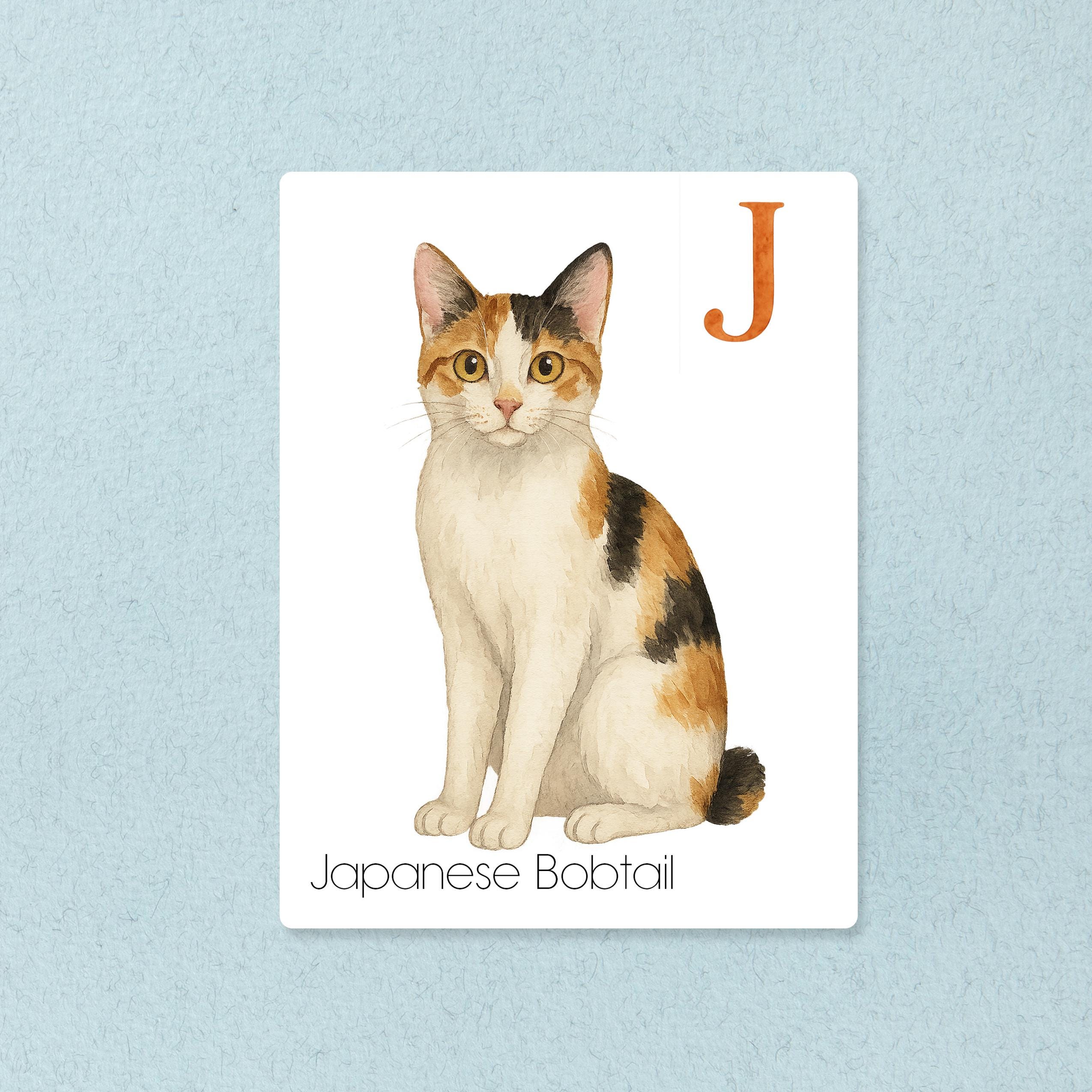 Watercolor Cat Breeds Alphabet Poster: A-Z Flashcards (PDF Pattern) - Etsy