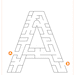 Trace the Alphabet, Connect the Dots, Maze Game, Preschool Tracing ...