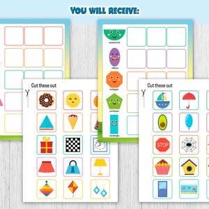 Shape Matching Activity, Shapes Pictures Sorting Activity Printable ...