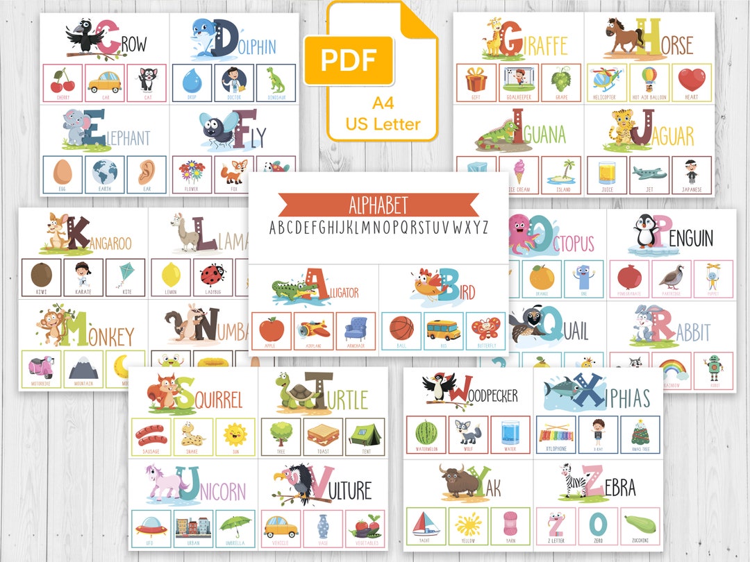 Alphabet Sorting Activity, Educational Material, PDF Printable ...