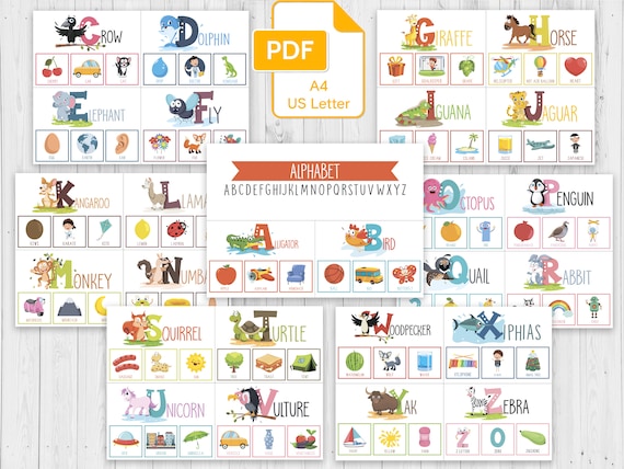 Alphabet Sorting Activity Educational Material PDF | Etsy