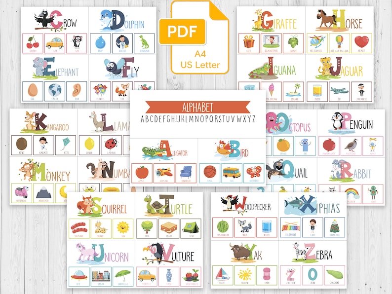 Alphabet Sorting Activity, Educational Material, PDF Printable ...