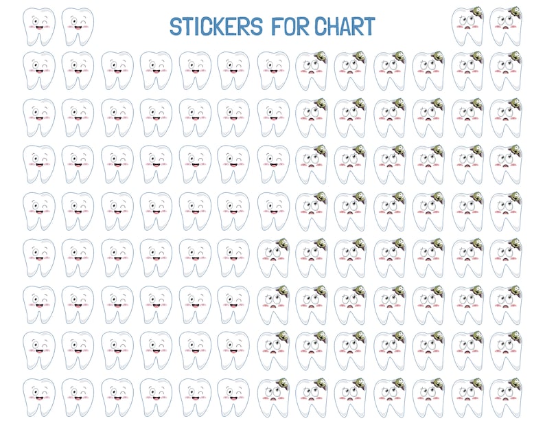 Monthly Brushing Checklist, Toothbrush Schedule, Kids Routine ...