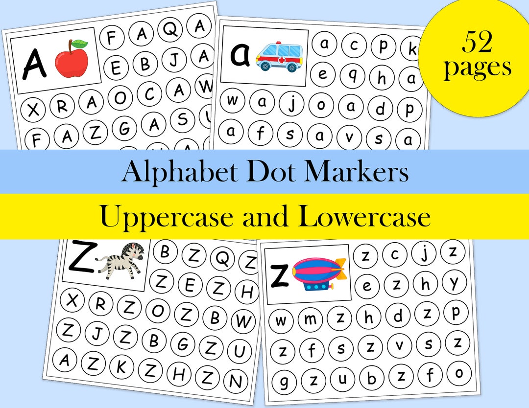 Alphabet Dot Markers, Alphabet Dab It, Letter Recognition, I Spy ...