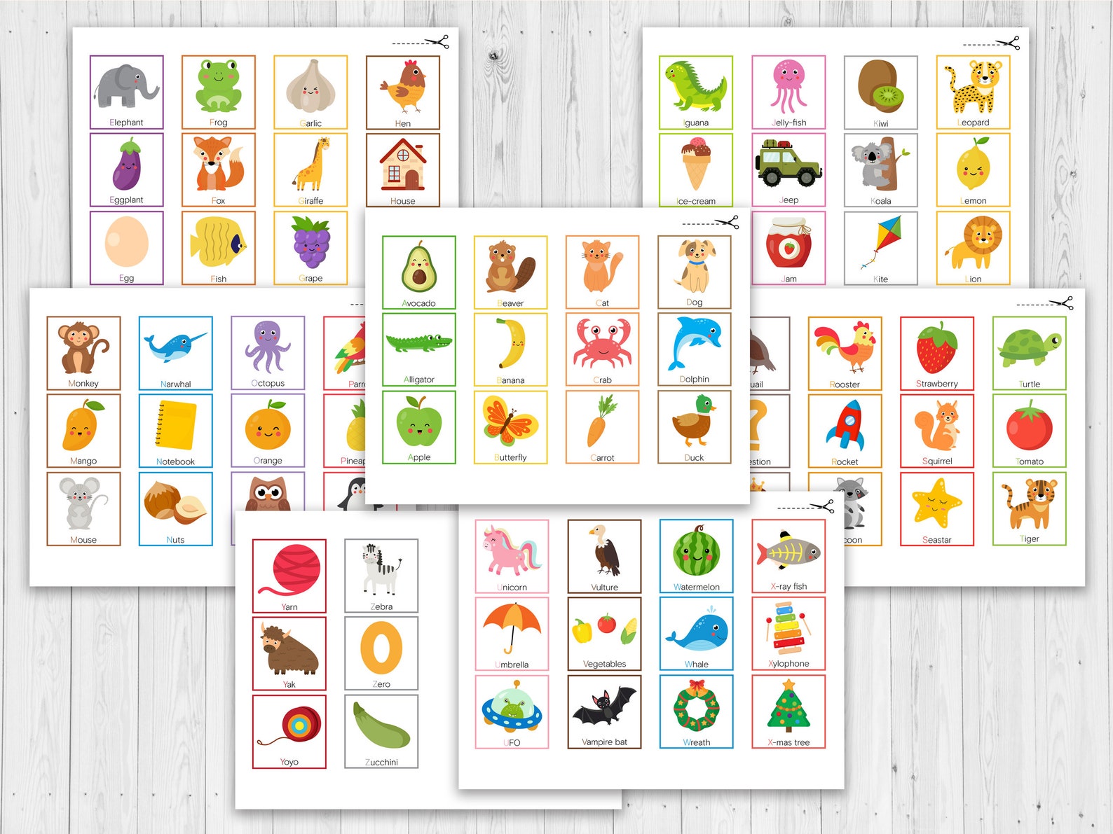 Alphabet Pictures Sorting Activity, Educational Material, PDF Printable ...