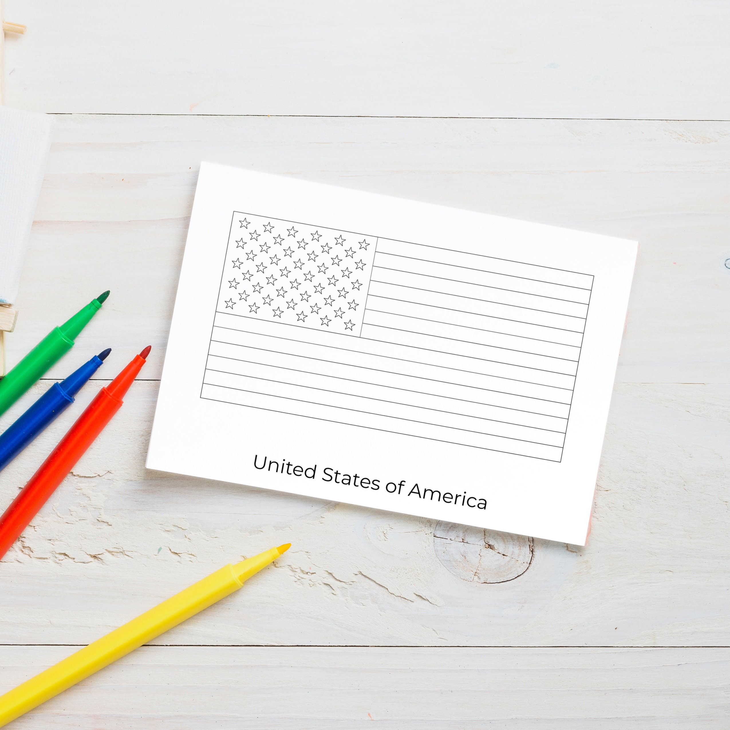 North America Flags Blackline Masters: Montessori Geography Cards (PDF ...