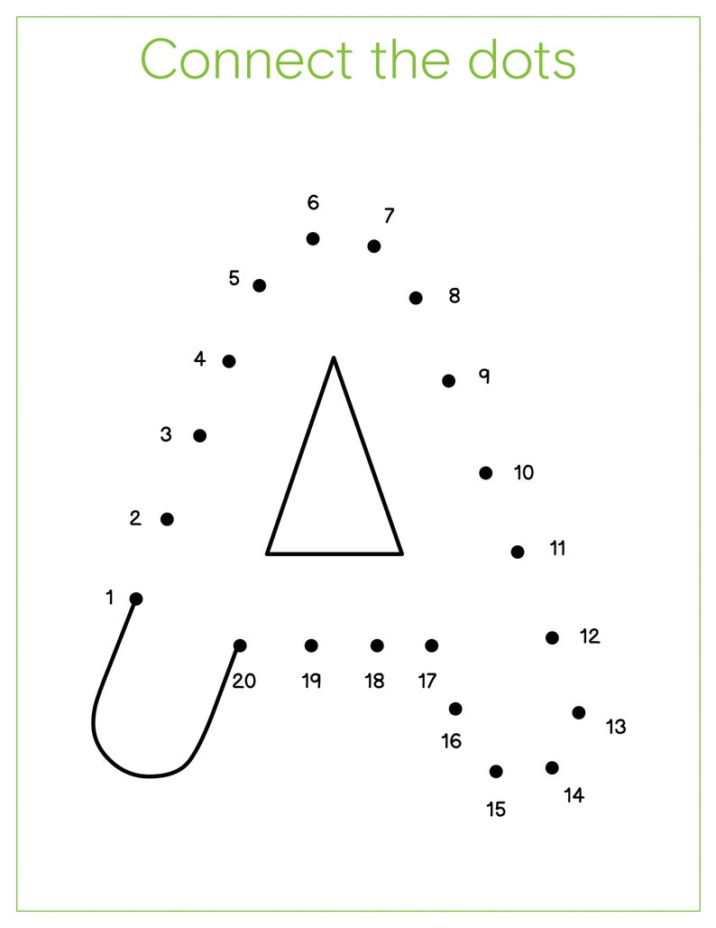 Trace the Alphabet, Connect the Dots, Maze Game, Preschool Tracing ...