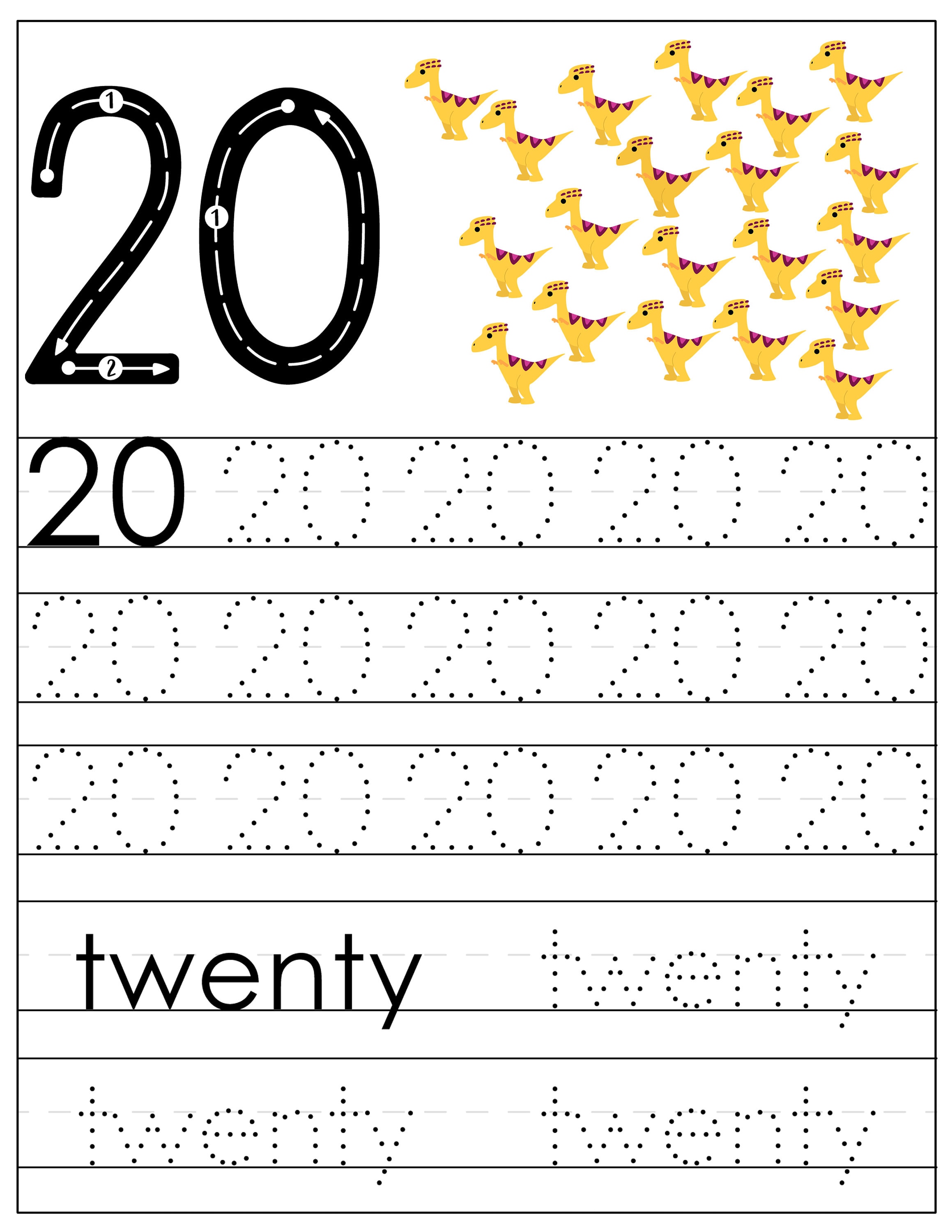 Dino Alphabet, DINOSAUR Worksheets, Trace and Color, Trace Alphabet ...