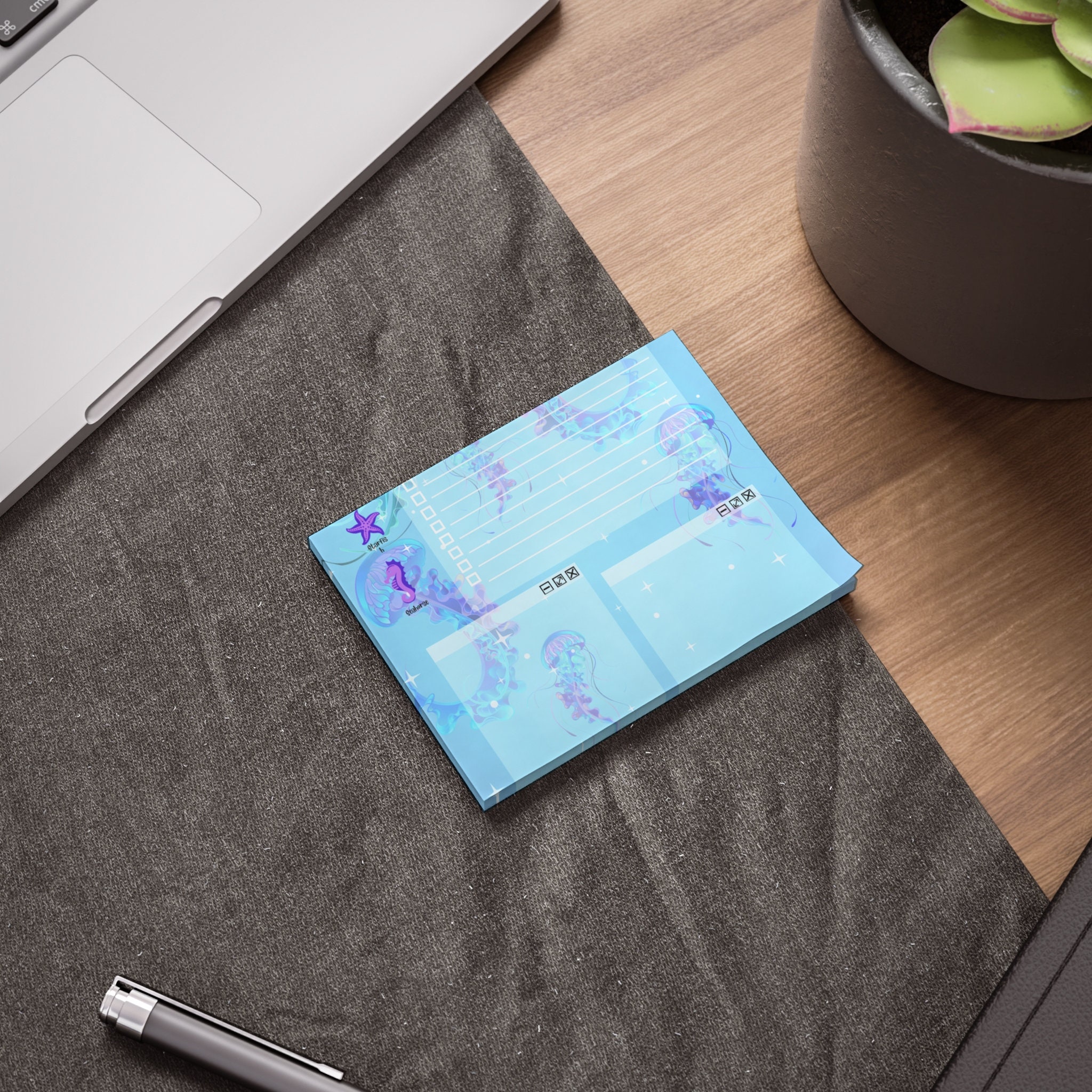 Jellyfish Post-it® Note Pad - Etsy