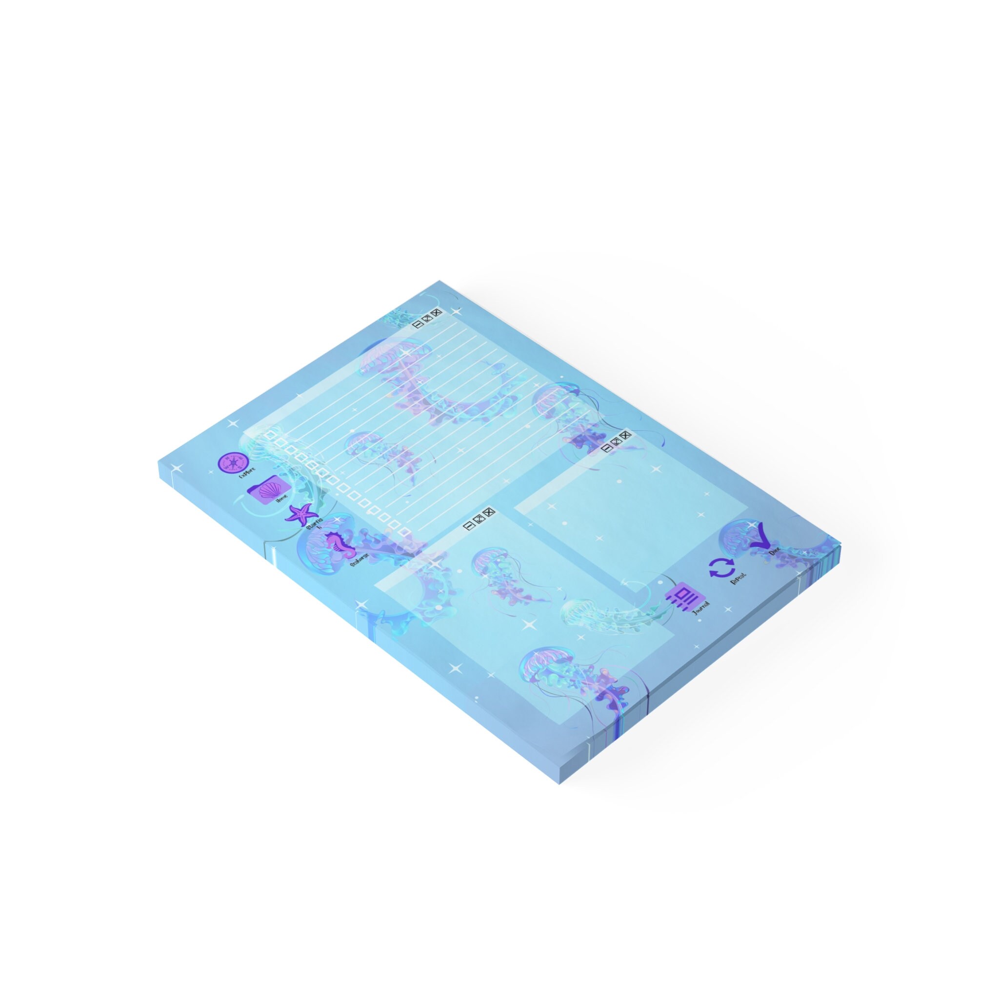 Jellyfish Post-it® Note Pad - Etsy