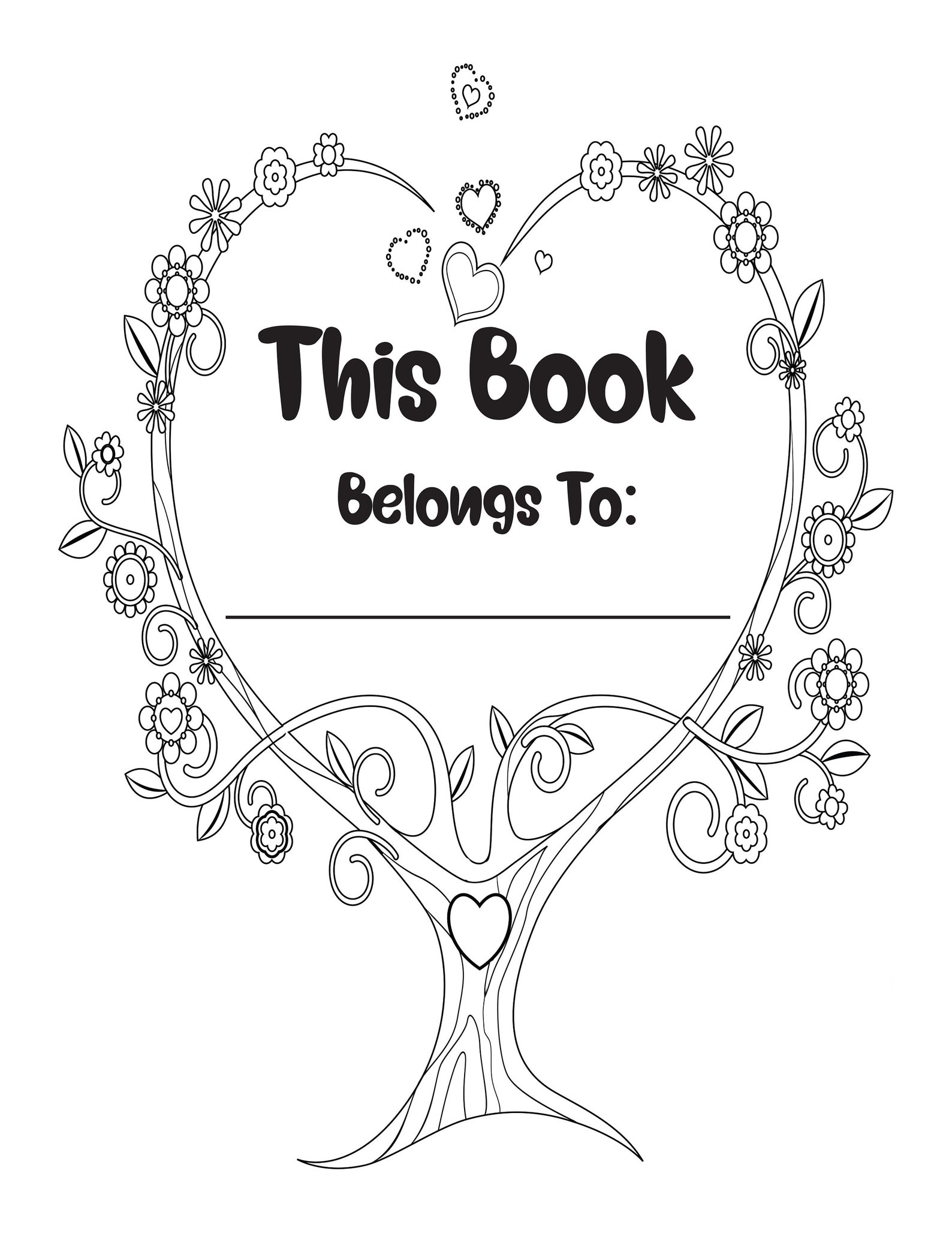 Easy Coloring Pages - Etsy