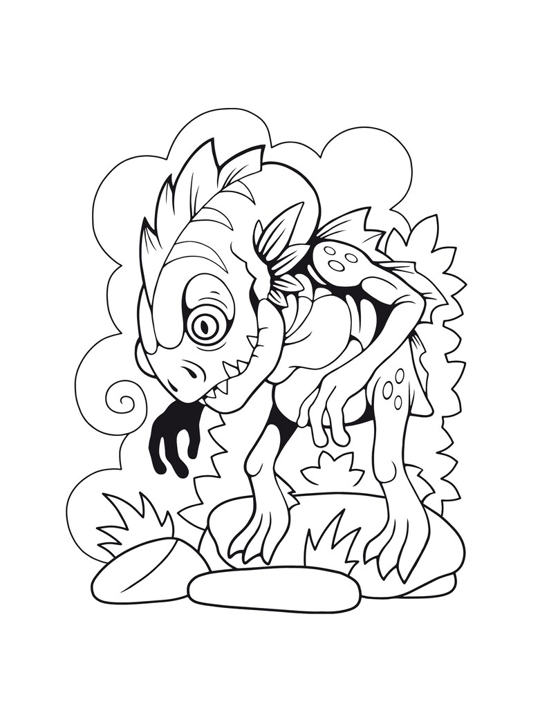 Easy Coloring Pages - Etsy