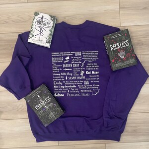 UPDATED DESIGN! Powerless and Reckless by Lauren Roberts Book Quotes ...