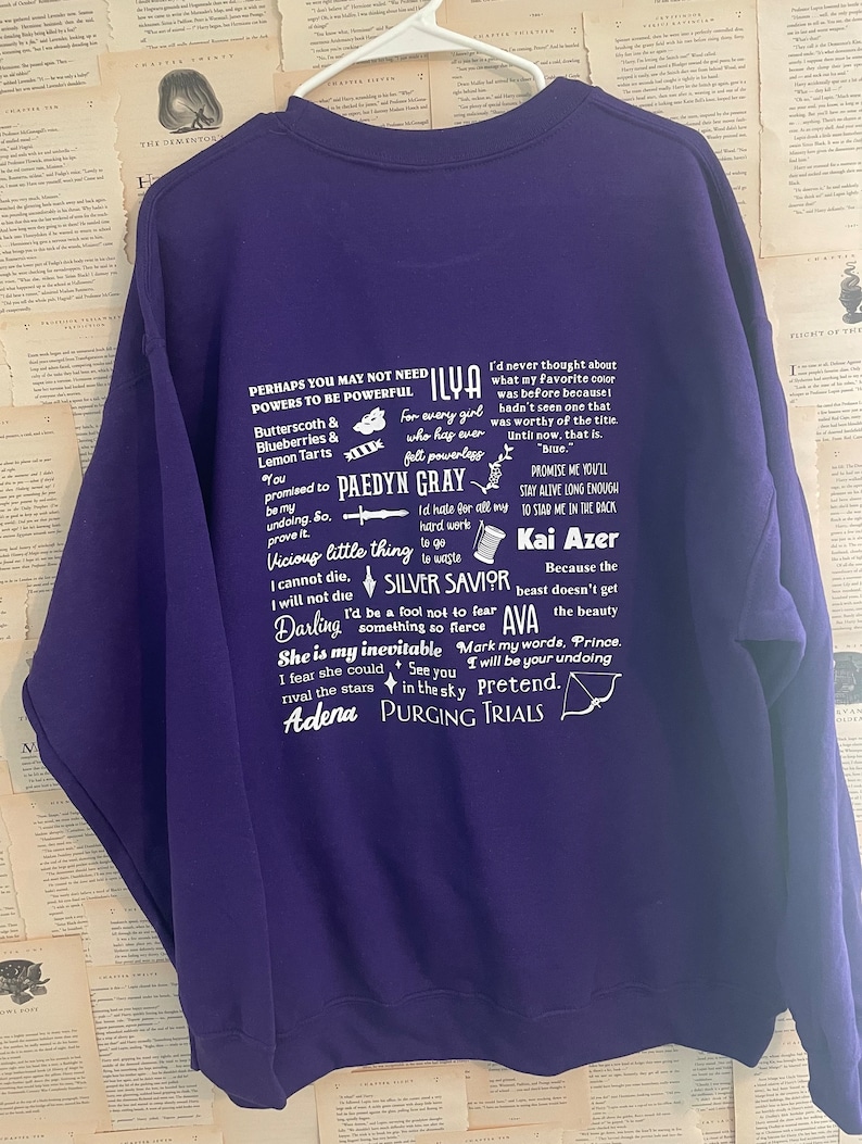 Powerless Book Quotes Sweatshirt | Lauren Roberts Crewneck - Etsy